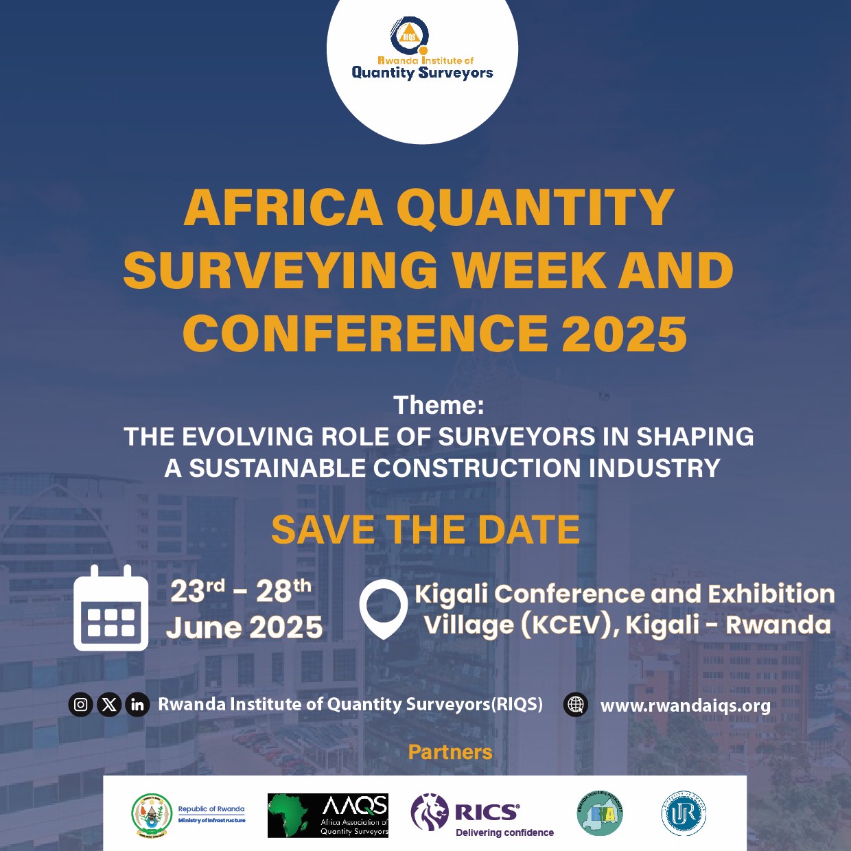 Rwanda Institute of Quantity Surveyors is delighted to invite you in ...